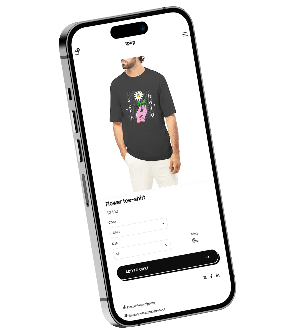 Maak uw e-commerce winkel en verkoop in Print on Demand | TPOP