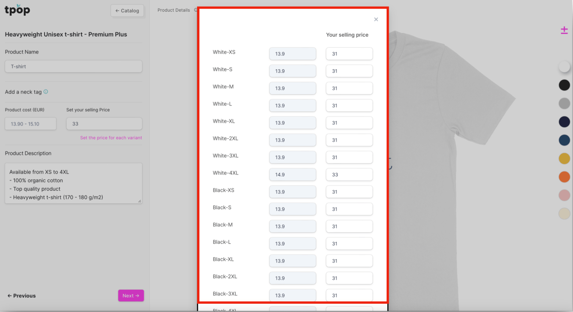 1.5 - Creating a TPOP product - TPOP